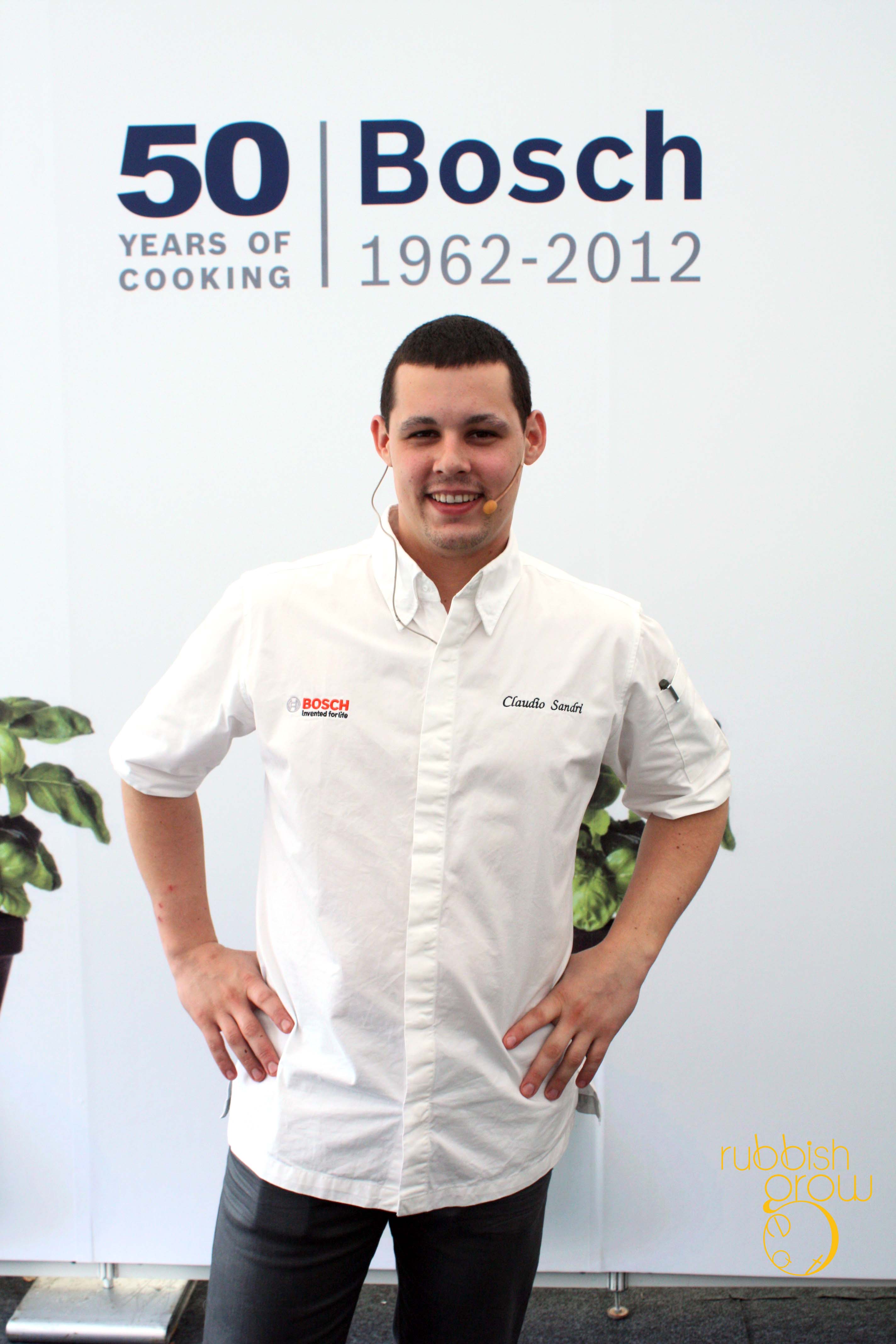 Bosch Renowned Chefs Cook-Off at Savour 2012: Can Bosch Induction ...