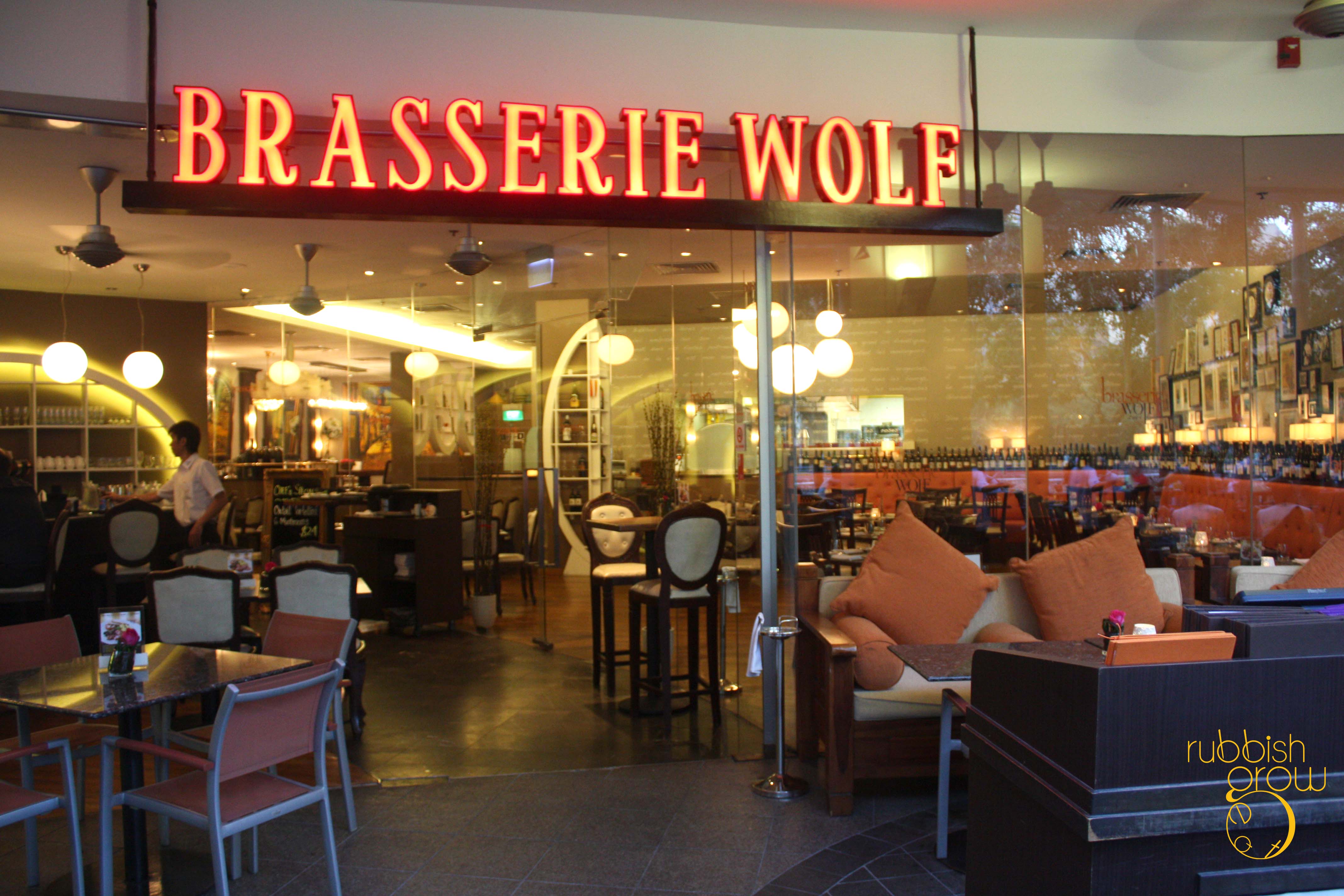 Closed: Brasserie Wolf, Robertson Quay Singapore – Rubbish Eat Rubbish Grow