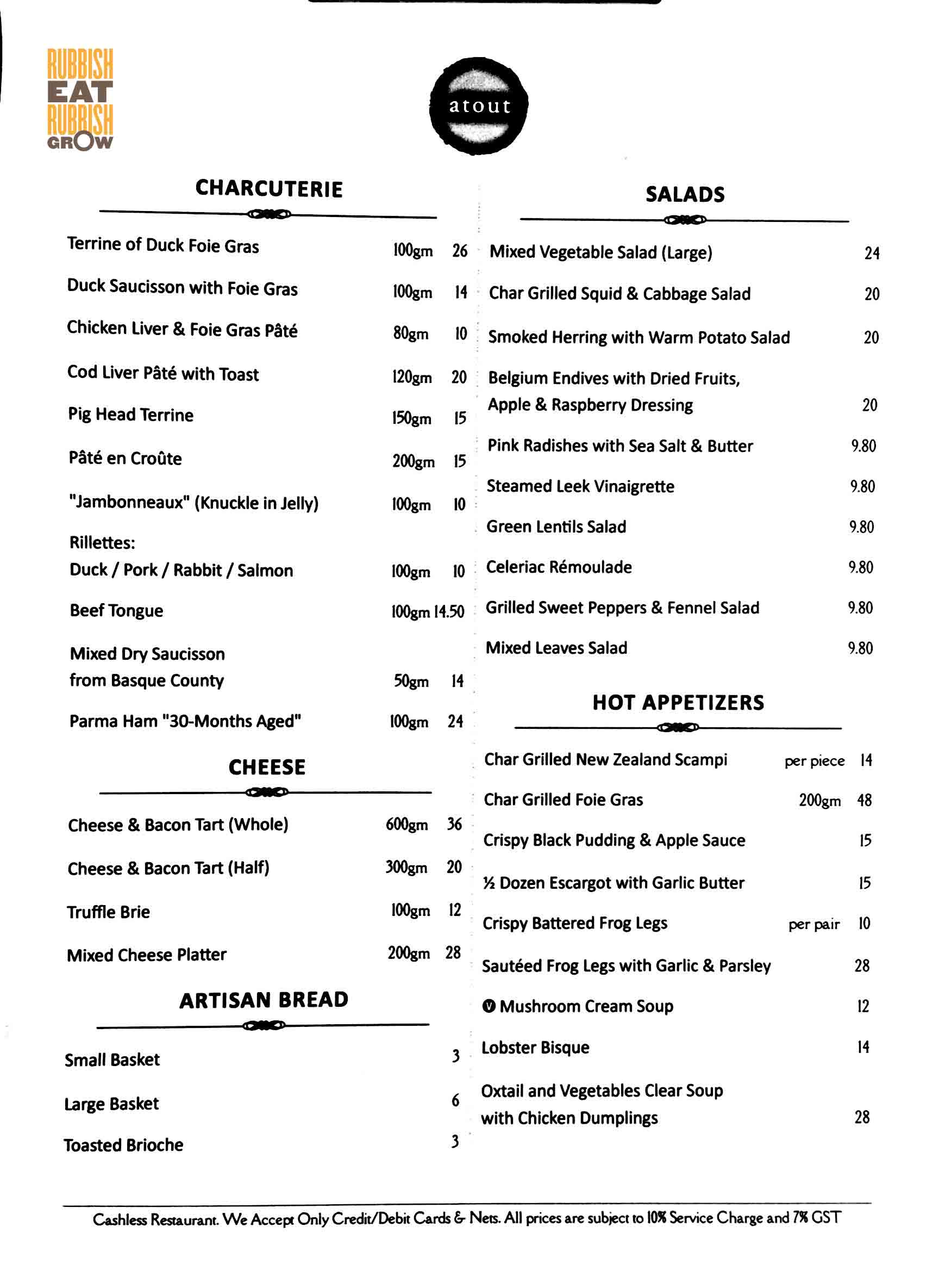 Atout, Dempsey: New French Restaurant Serving Les Bistrot Du Sommelier ...