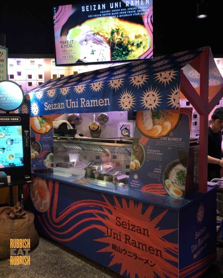 Seizan Uni Ramen @ Picnic Food Park, Wisma Atria: They Use Spring Water ...